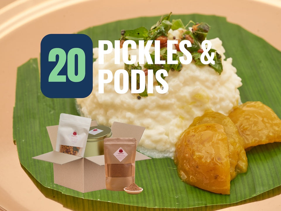 20 Pickle Podi Box (any 20) - Girija Paati